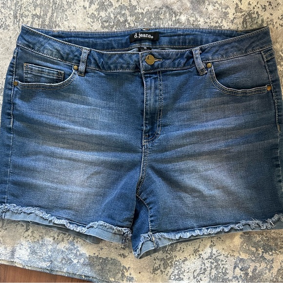 d. jeans | Shorts | D Jeans Denim Stretch Blue Denim Shorts 6 | Poshmark